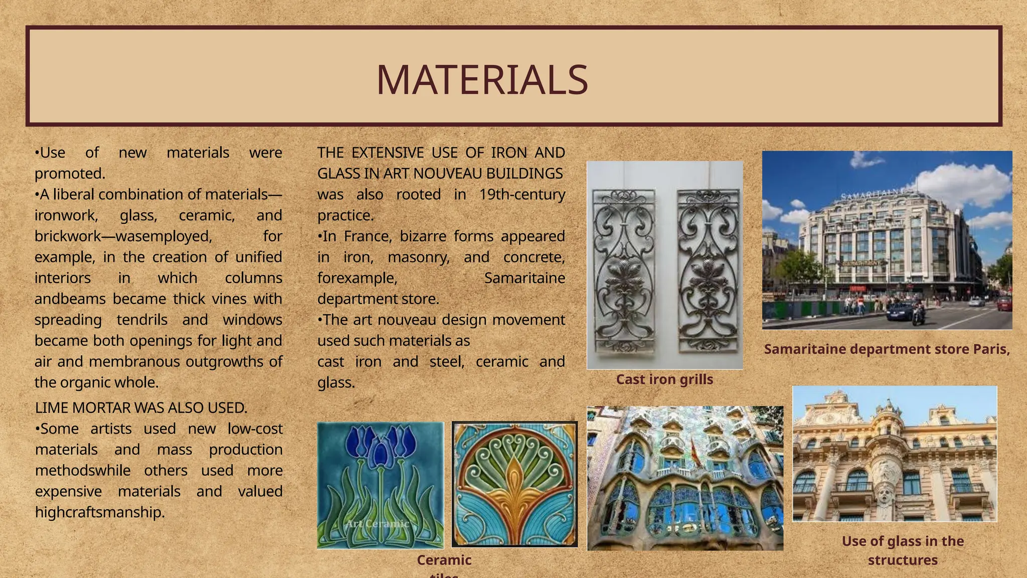 History of Architecture Art Nouveau & Deco | PPTX