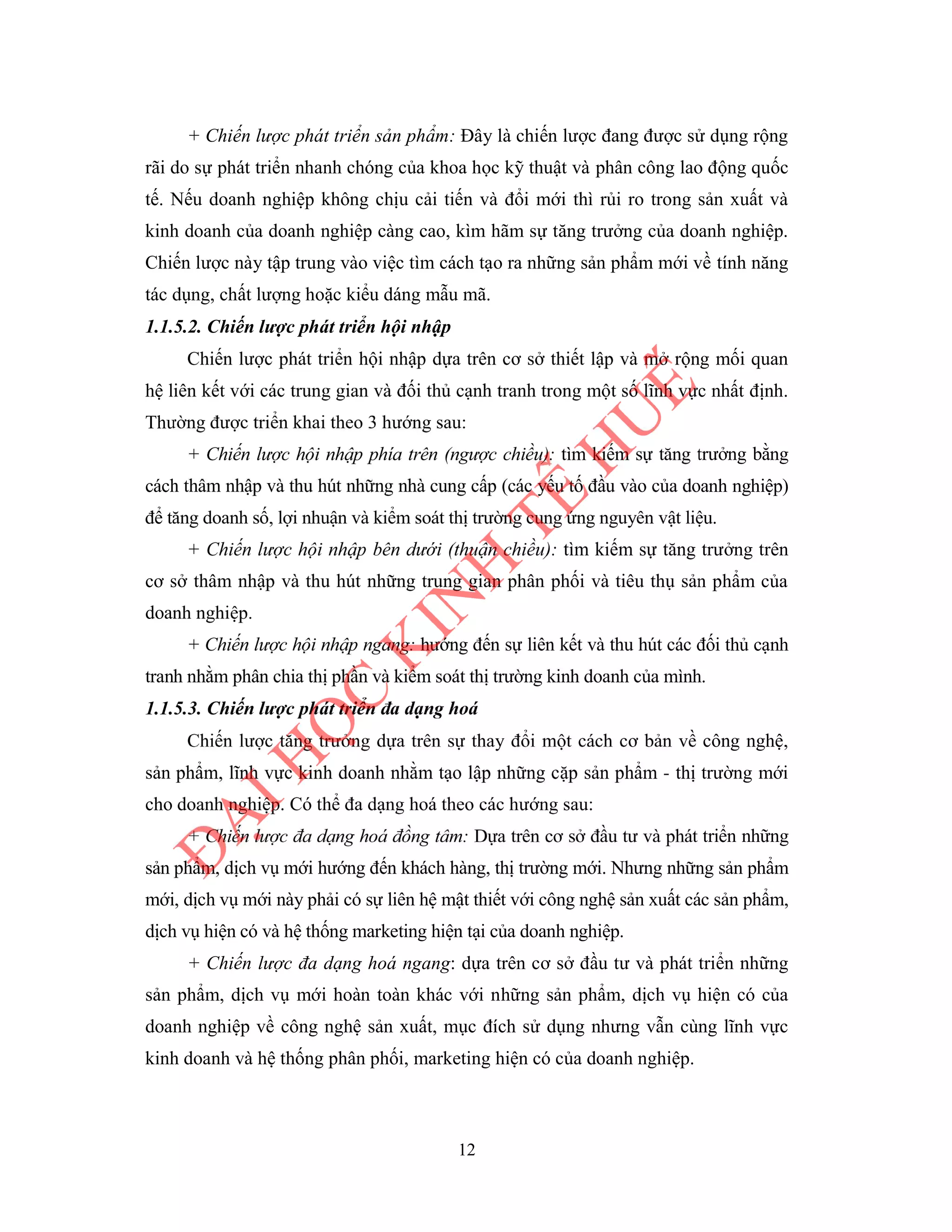 Luận văn: Hoạch định chiến lược kinh doanh công ty Khatoco, HAY | PDF