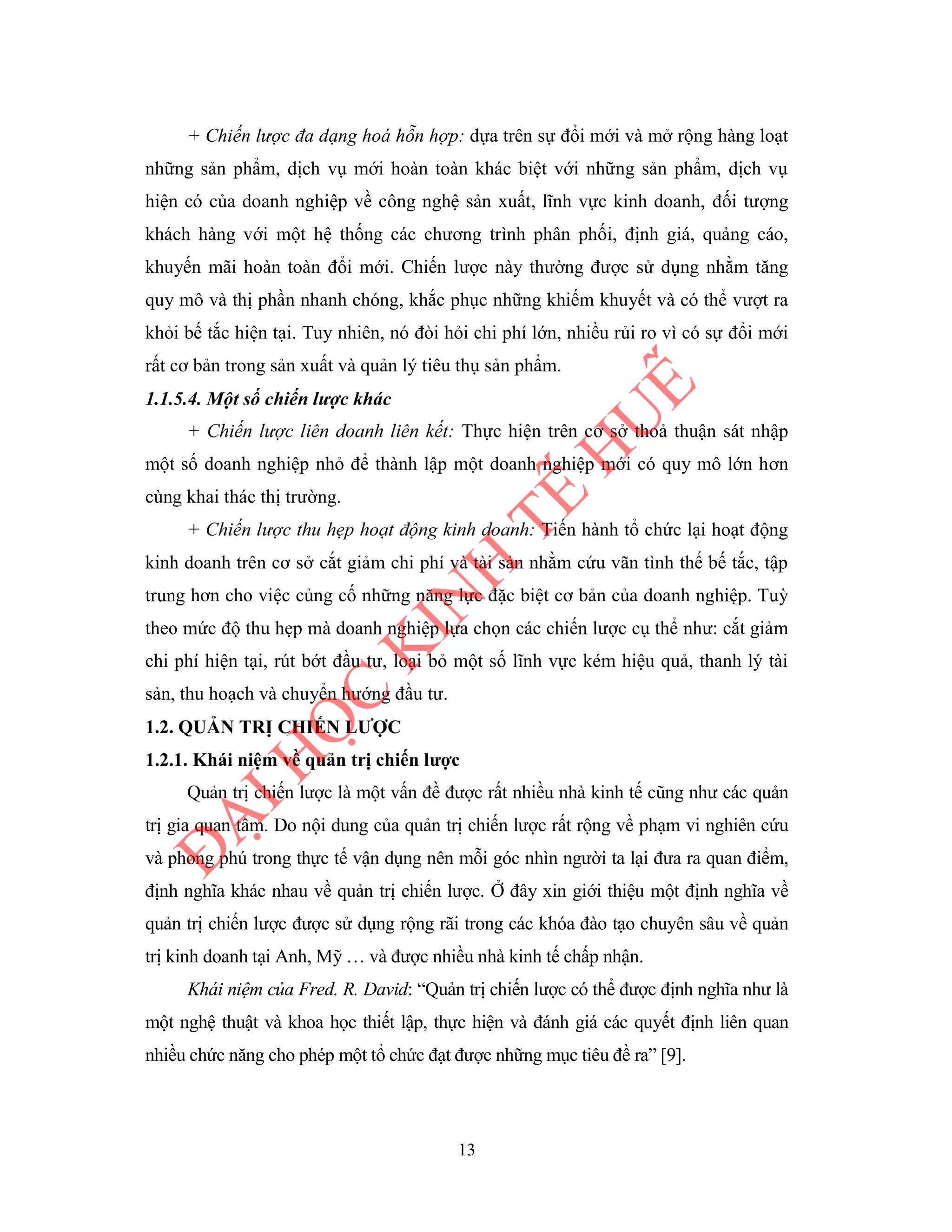 Luận văn: Hoạch định chiến lược kinh doanh công ty Khatoco, HAY | PDF