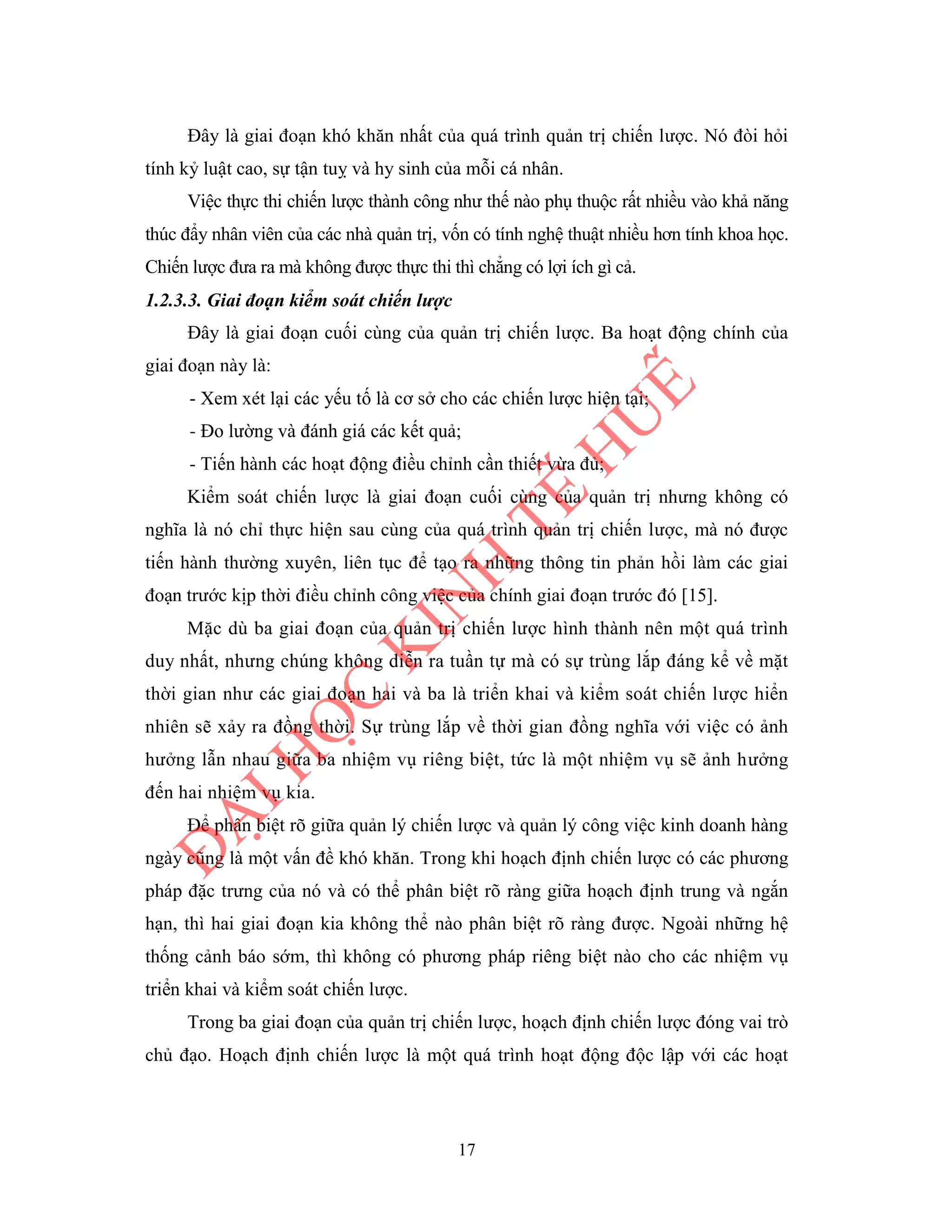 Luận văn: Hoạch định chiến lược kinh doanh công ty Khatoco, HAY | PDF