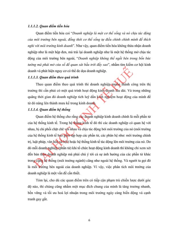 Luận văn: Hoạch định chiến lược kinh doanh công ty Khatoco, HAY | PDF