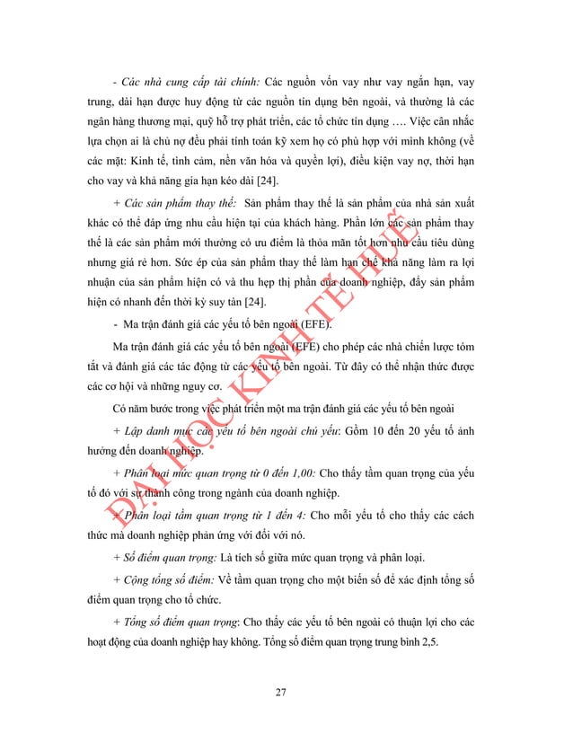 Luận văn: Hoạch định chiến lược kinh doanh công ty Khatoco, HAY | PDF