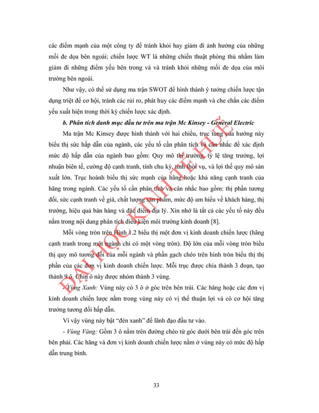 Luận văn: Hoạch định chiến lược kinh doanh công ty Khatoco, HAY | PDF