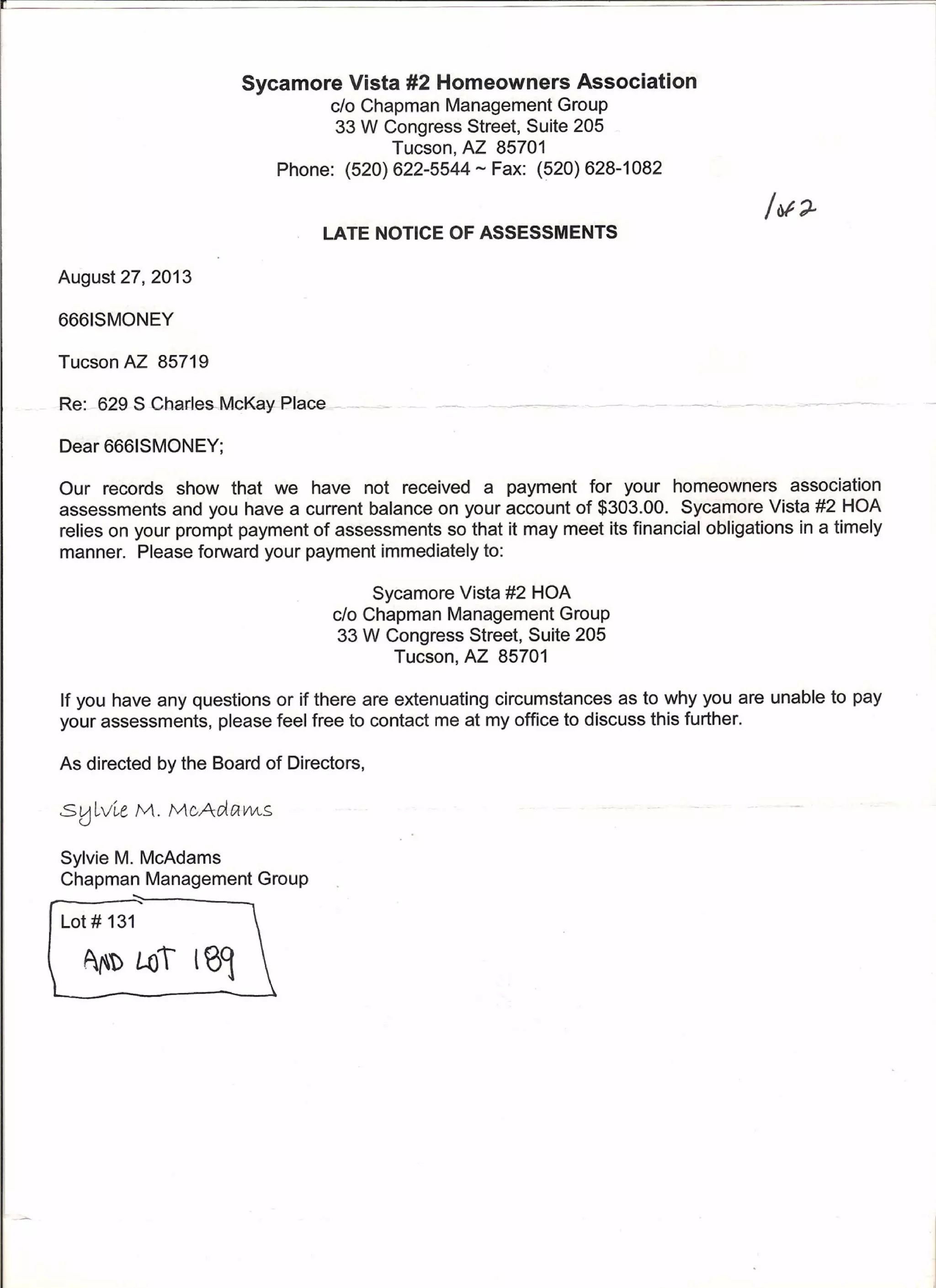 HOA Harassment | PDF