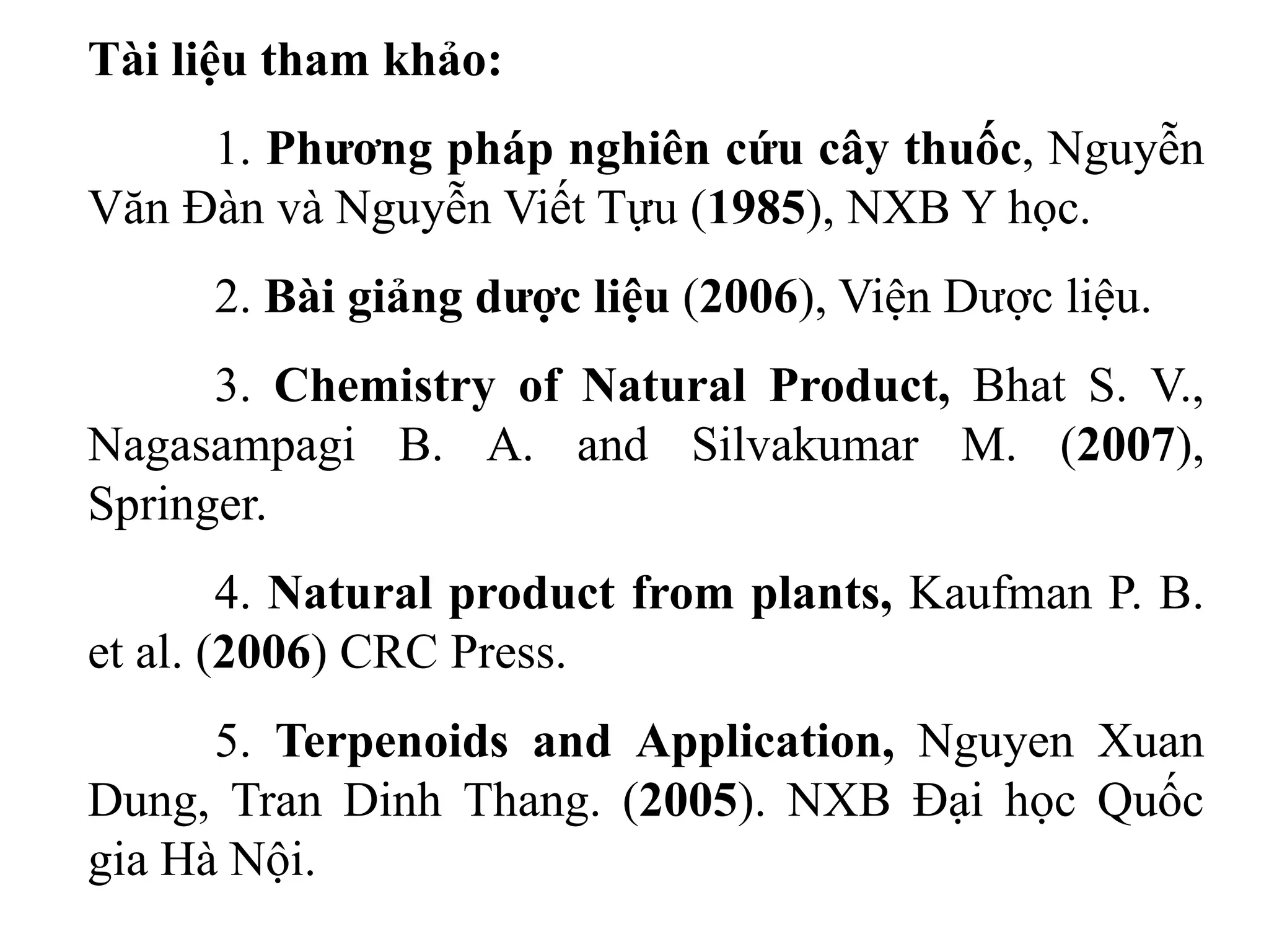 Hoa hoc cac hop chat tu nhien nguyen ngoc tuan ph d | PDF