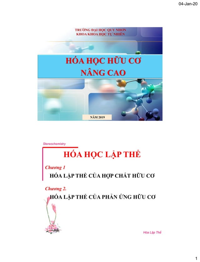 Hoa hoc lap the hoa hoc huu co nang cao | PDF