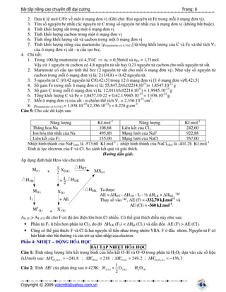 [Hoa hocthpt]baitaphoahocdaicuong 1 | PDF