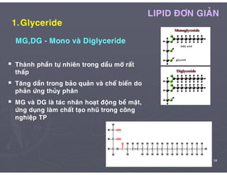 Hoa hoc thuc pham chuong 2 lipid ton nu minh nguyet | PDF