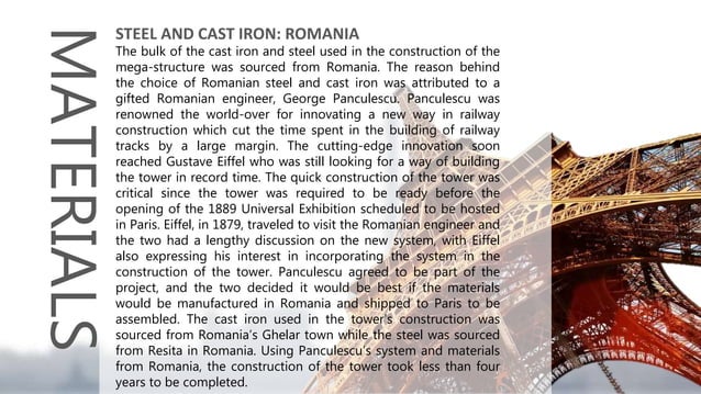 industrial revolution Eiffel Tower | PPTX