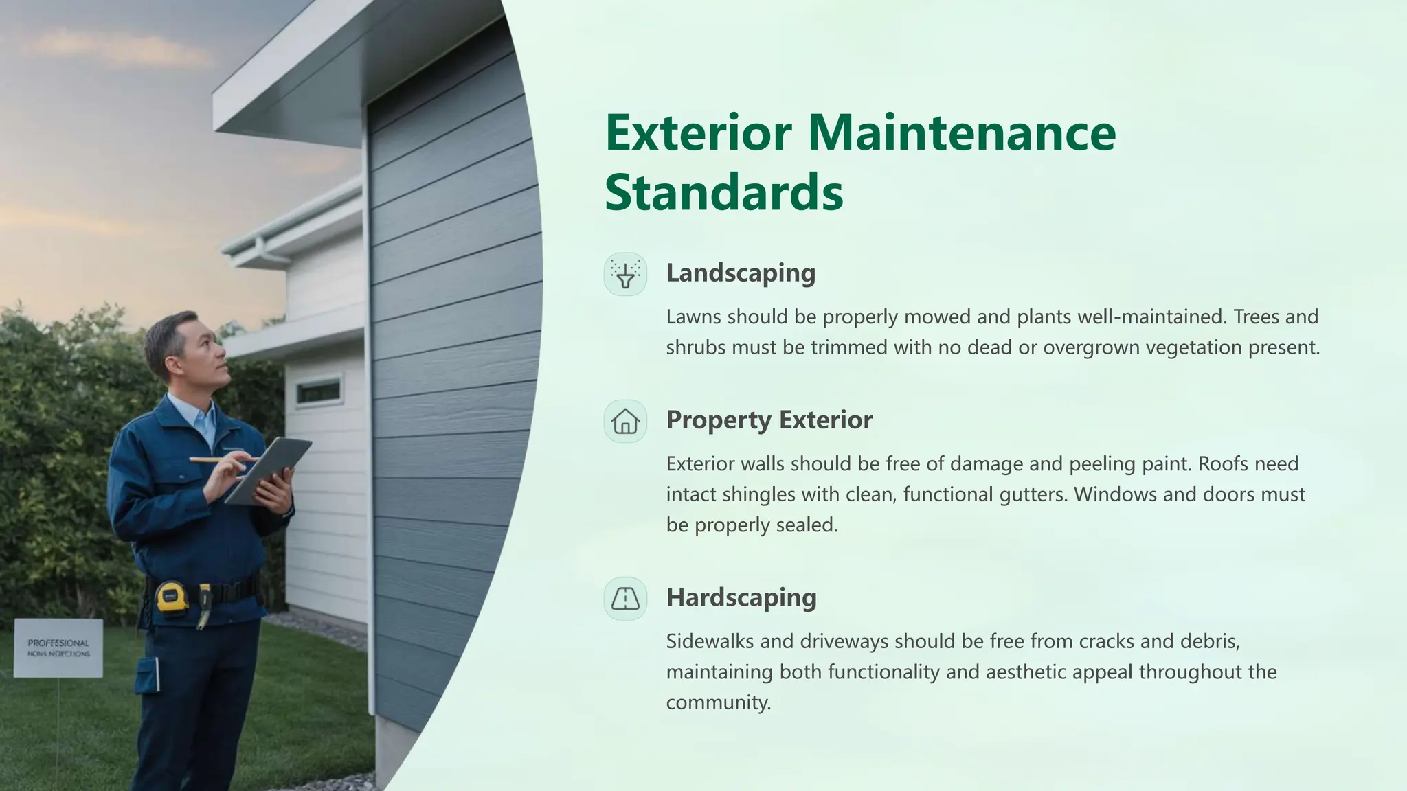 HOA Inspection Checklist Maintaining-Community Standards with eAuditor ...