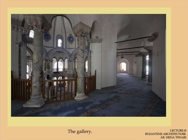 Hoa lec ii (byzantine architecture) | PPTX