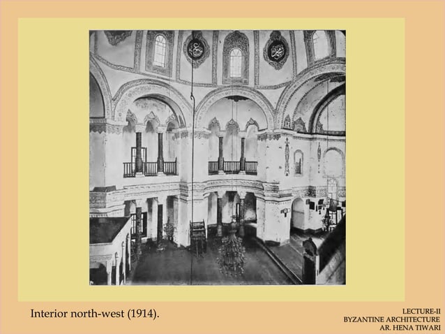 Hoa lec ii (byzantine architecture) | PPTX