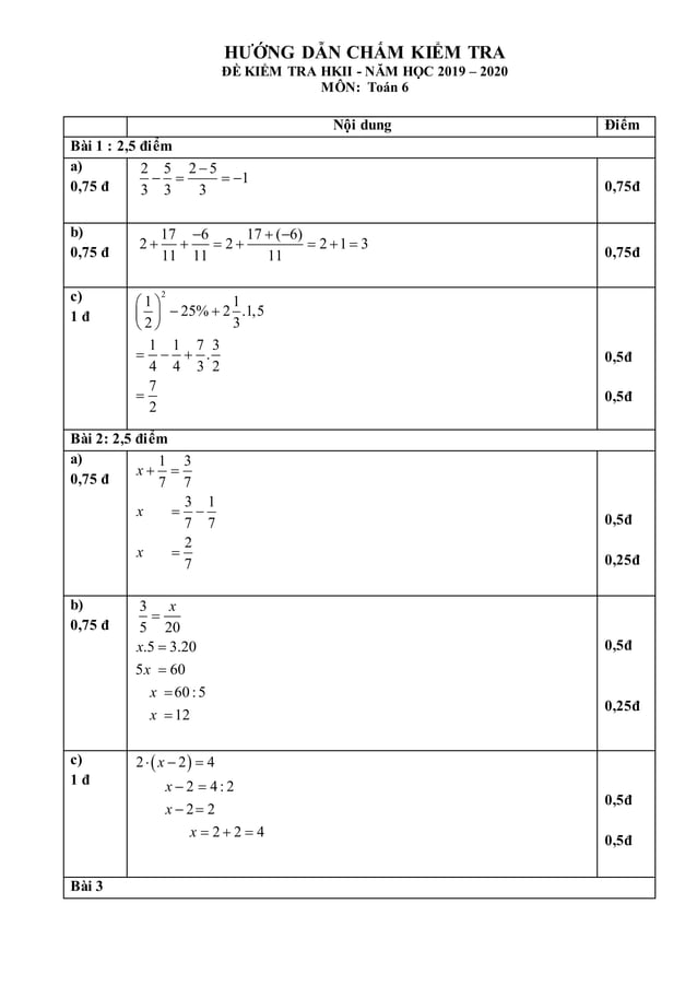 Đề Thi HK2 Toán 6 - THCS Hoàng Diệu | DOCX
