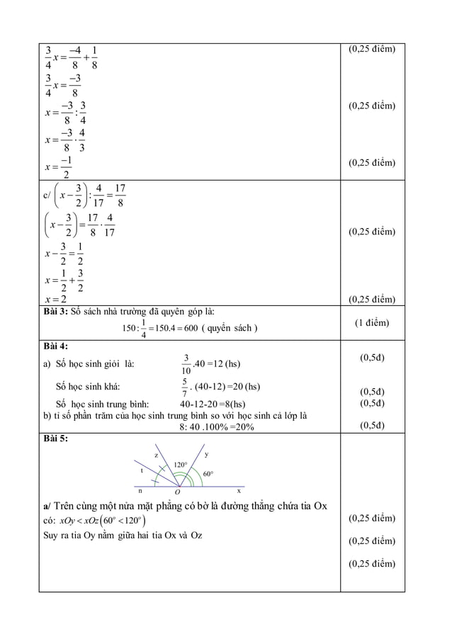 Đề Thi HK2 Toán 6 - THCS Hoàng Hoa Thám | DOCX