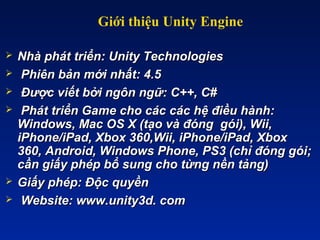 Nghiên cứu công nghệ Unity và xây dựng ứng dụng game 3D trên Mobile - My Project Ha Noi Open ...