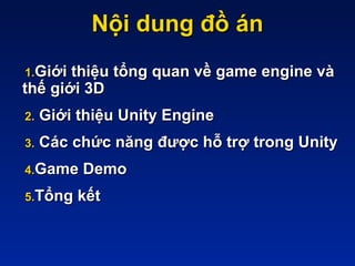 Nghiên cứu công nghệ Unity và xây dựng ứng dụng game 3D trên Mobile ...