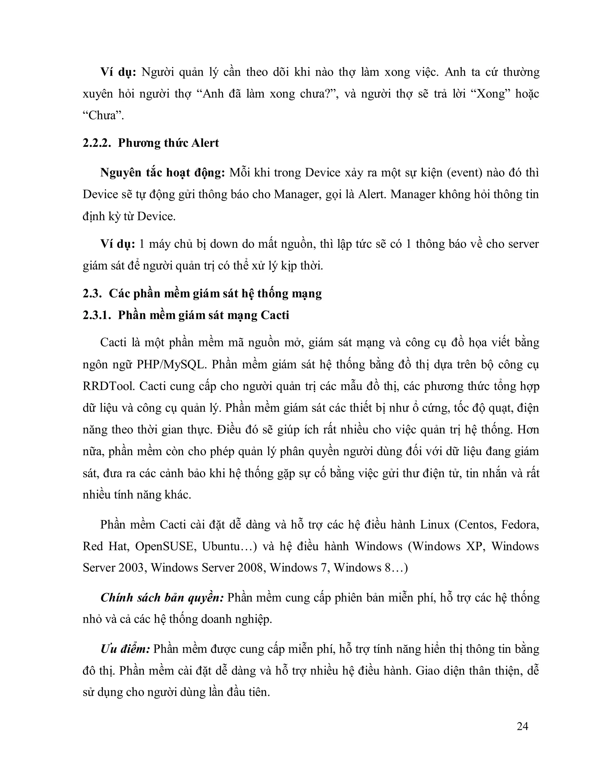 Đề tài: Hệ thống giám sát mạng dựa trên phần mềm Zabbix, 9đ | PDF