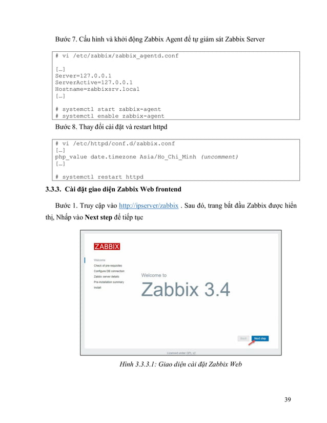 Đề tài: Hệ thống giám sát mạng dựa trên phần mềm Zabbix, 9đ | PDF