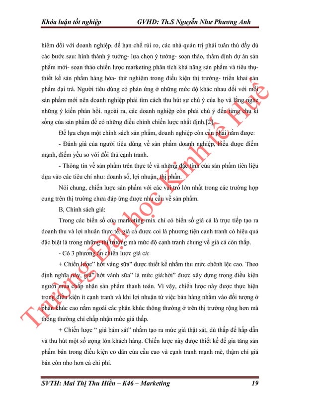 Đề tài: Hoàn thiện chính sách marketing mix nhằm thu hút học viên trung tâm ngoại ngữ, HAY | PDF