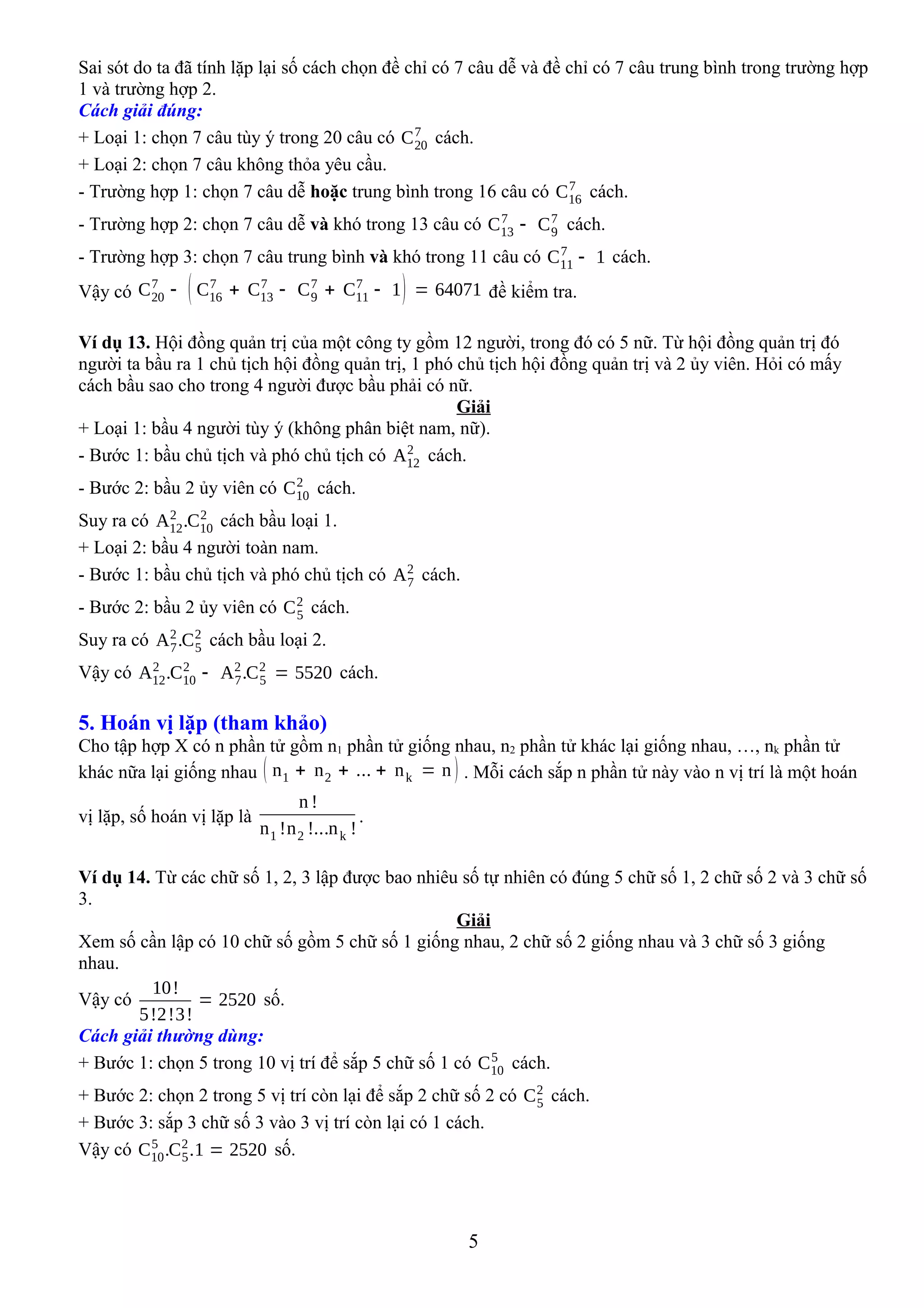 Hoan vi chinh hop to hop | PDF