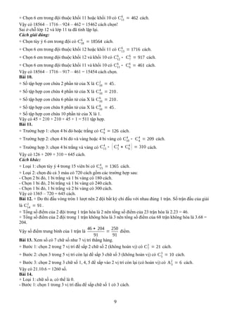 Hoan vi chinh hop to hop | PDF