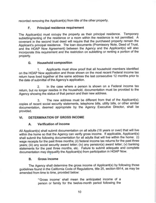 Corona Redevelopment Agency - HOAP Now Guidelines | PDF