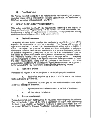 Corona Redevelopment Agency - HOAP Now Guidelines | PDF