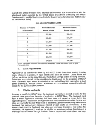 Corona Redevelopment Agency - HOAP Now Guidelines | PDF