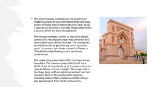 Mughal Architecture in jaunpur and lucknow.pptx