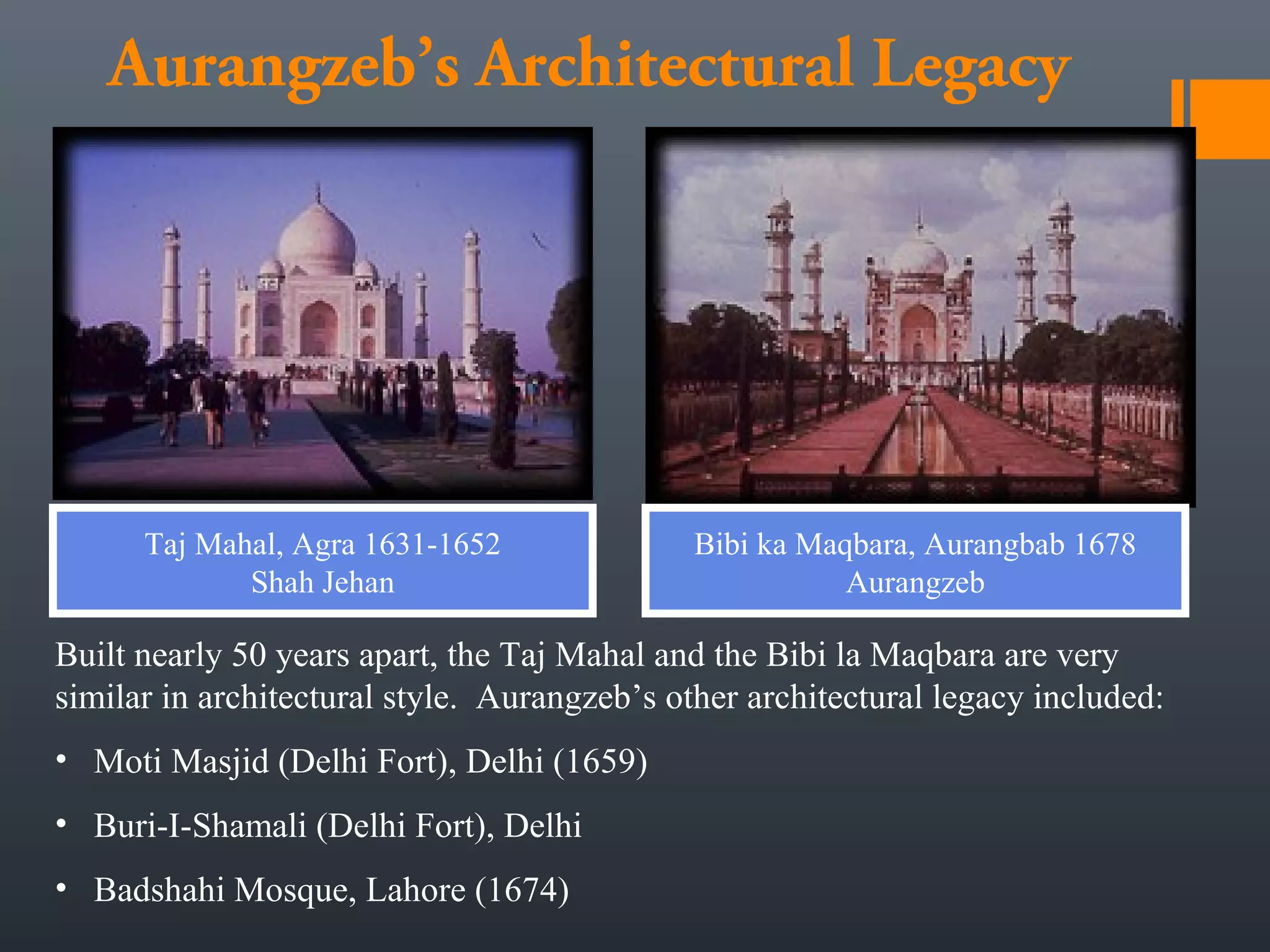 mughal empire ppt architecture | PPT