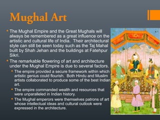 mughal empire ppt architecture | PPT