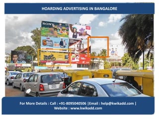 Advertising in Hoarding,Bhubaneswar,Odisha | PPTX