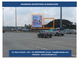 Advertising in Hoarding,Bhubaneswar,Odisha | PPTX