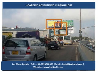Advertising in Hoarding,Bhubaneswar,Odisha | PPTX