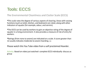 Hoarding and squalor training slideshow | PPT