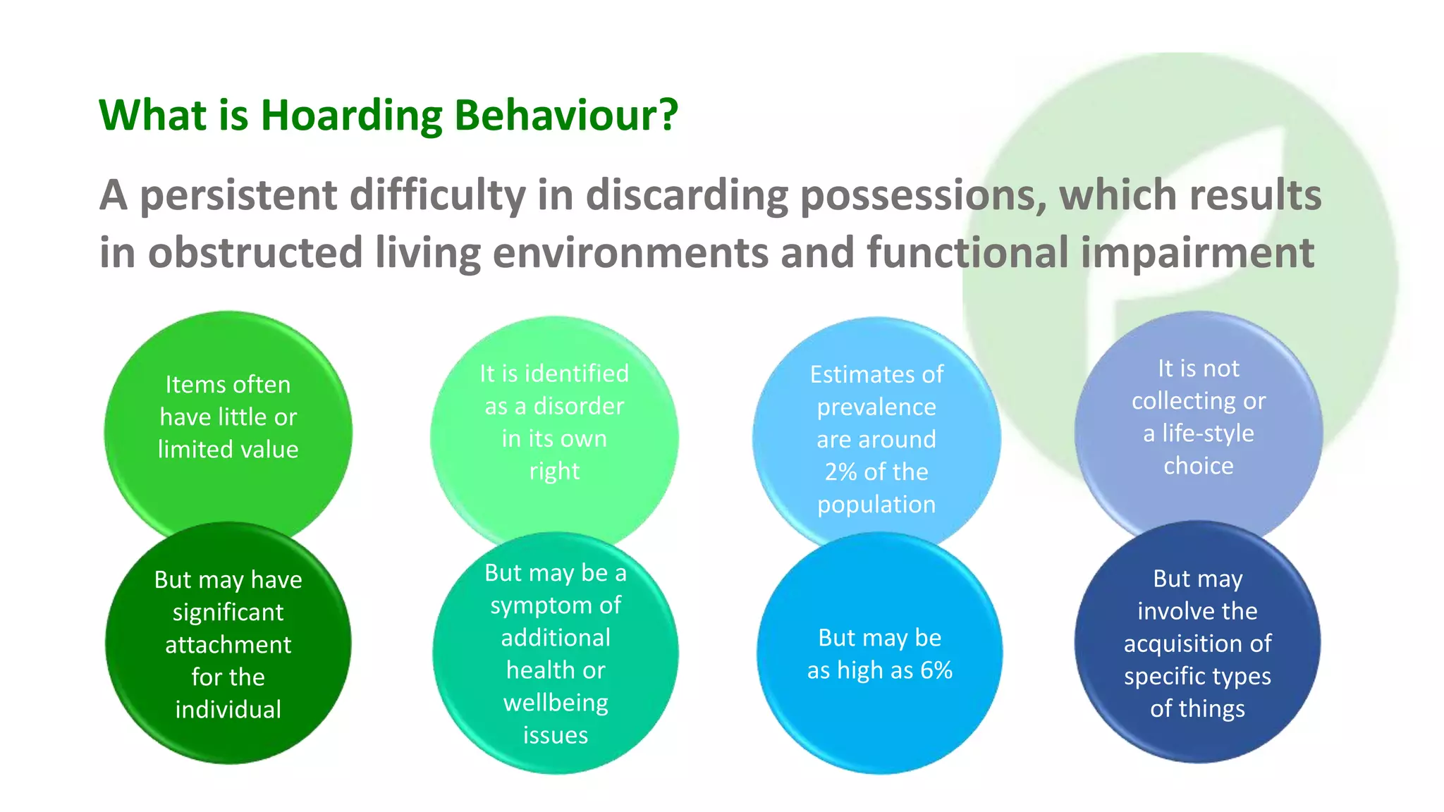 Hoarding Behaviour and Cluttered Homes | PPT