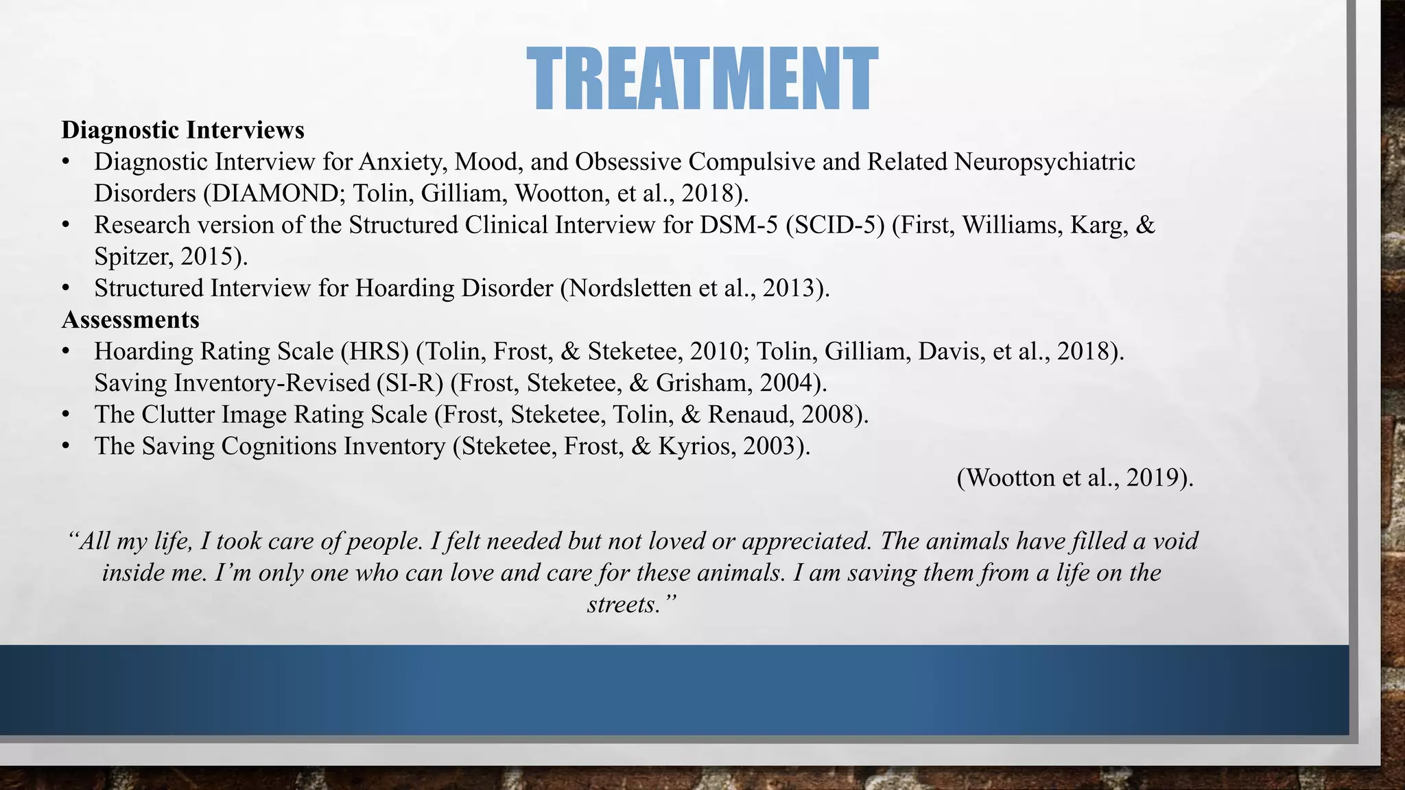 Hoarding disorder pres | PPTX