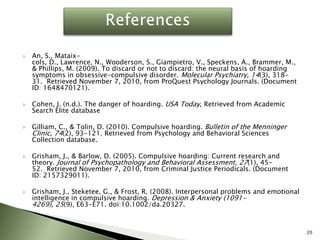 Hoarding Presentation | PPTX