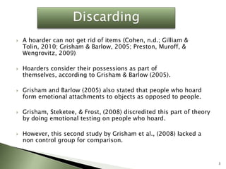 Hoarding Presentation | PPTX