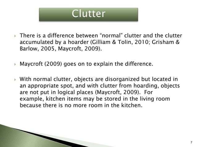 Hoarding Presentation | PPTX