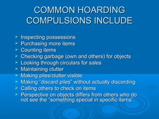 Hoarding pt.1 | PPT