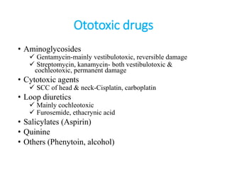 Differentials of HOARSENESS & VERTIGO | PPTX
