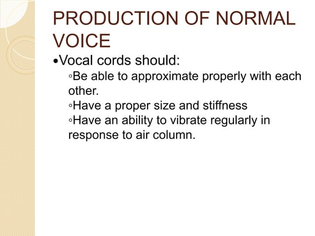 Hoarseness of voice | PPTX