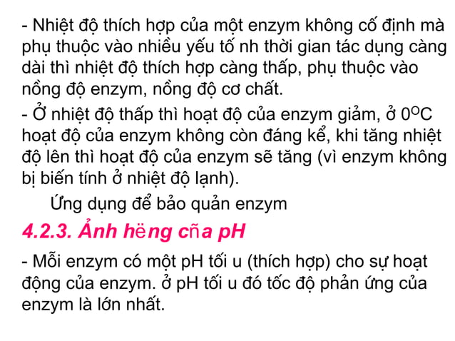 Hoá sinh enzym | PDF