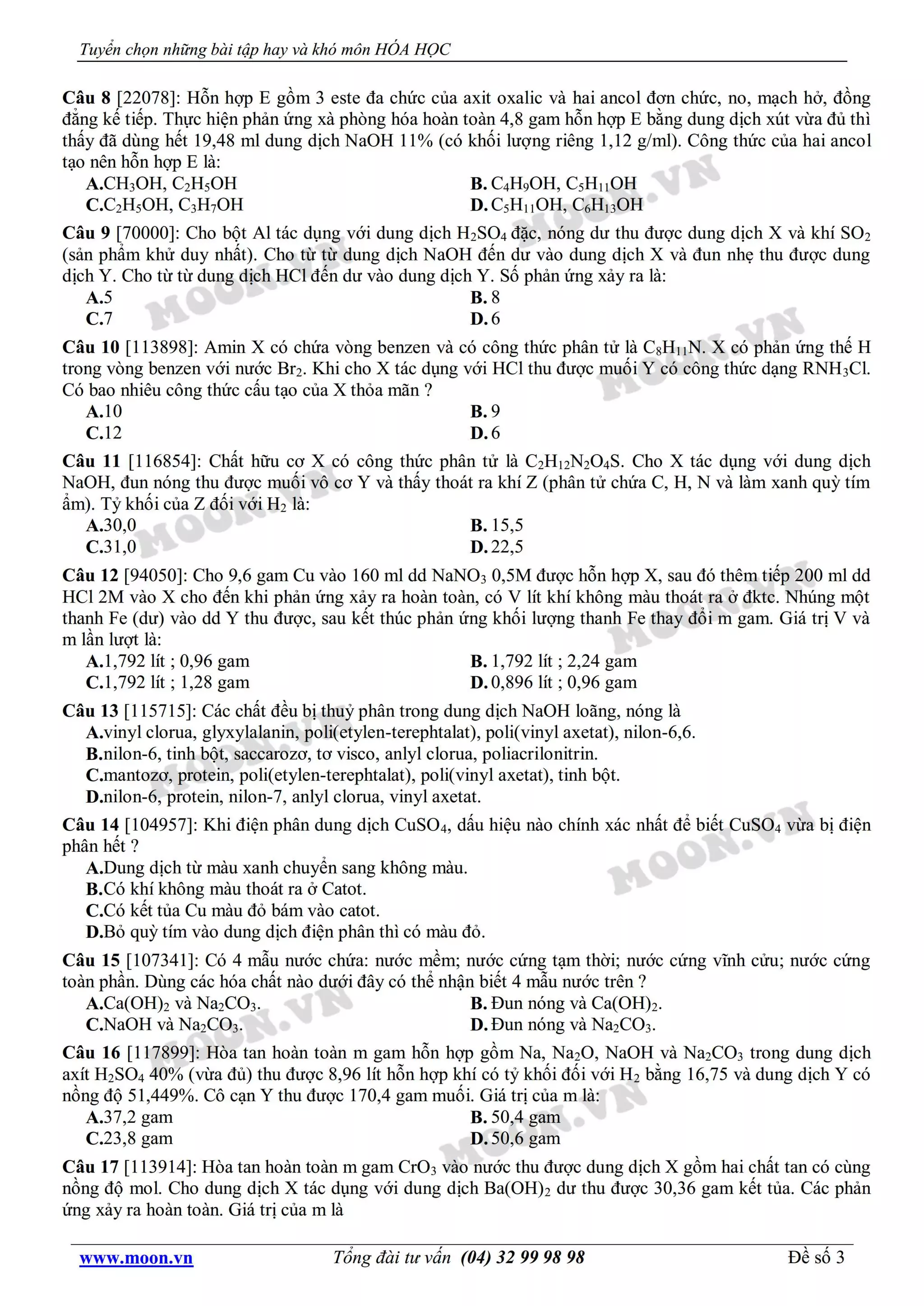 Hoa tuyen chon_nhung_bai_tap_hay_va_kho_de_3 | PDF