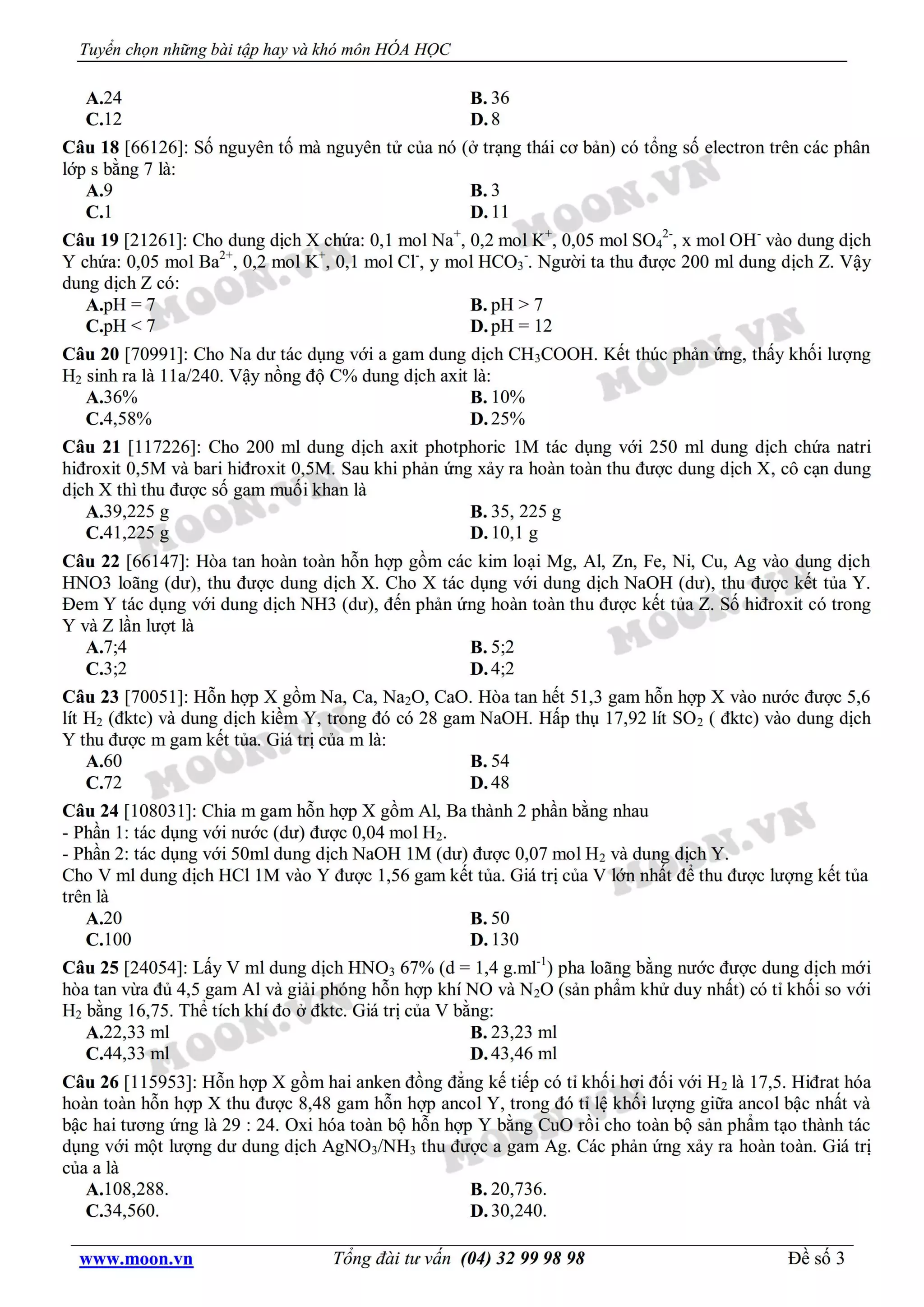 Hoa tuyen chon_nhung_bai_tap_hay_va_kho_de_3 | PDF