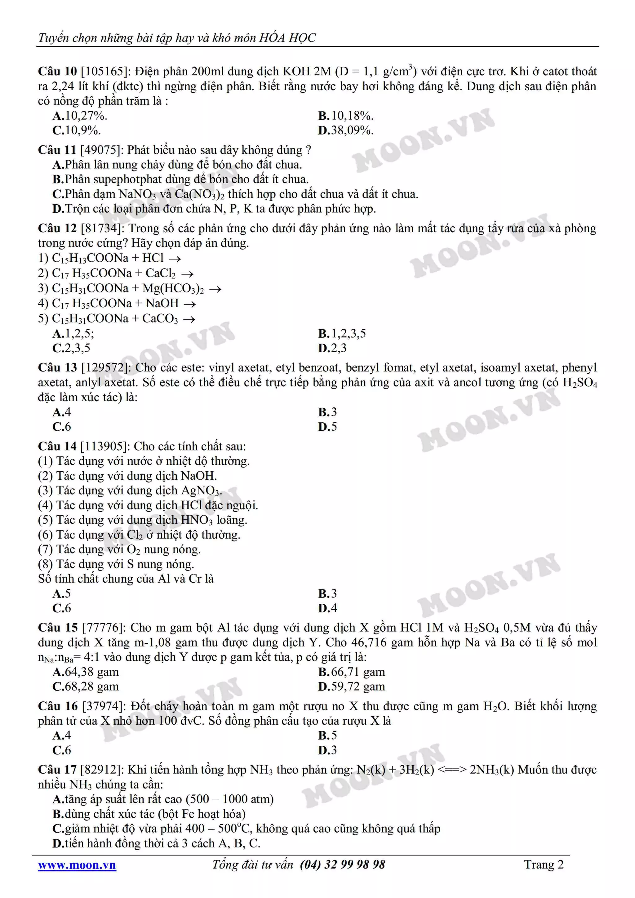 Hoa tuyen chon_nhung_bai_tap_hay_va_kho_de_5 | PDF