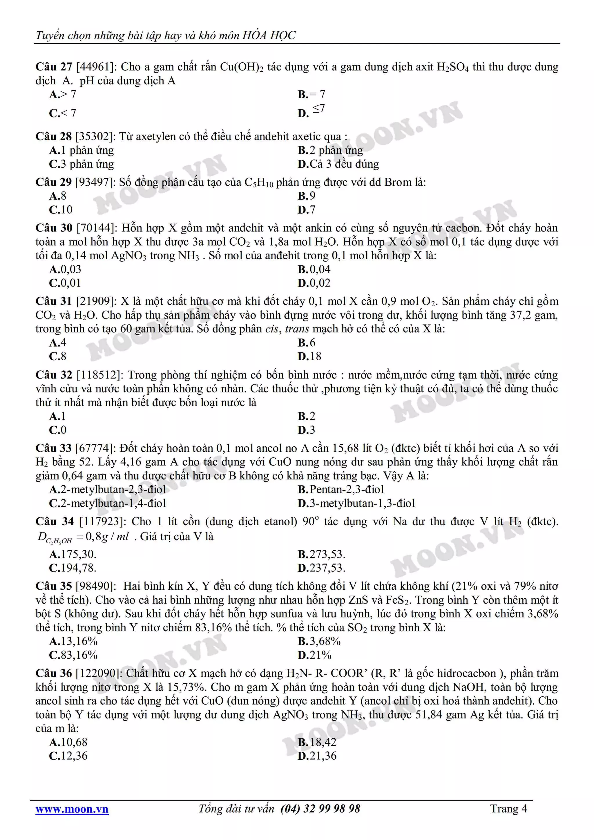 Hoa tuyen chon_nhung_bai_tap_hay_va_kho_de_5 | PDF