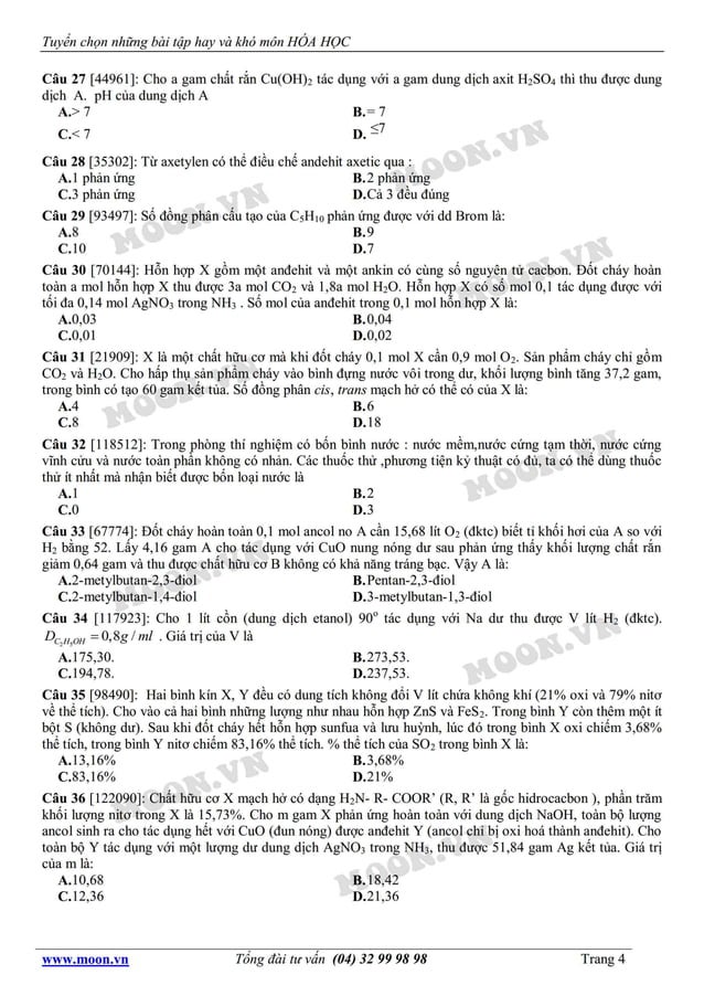 Hoa tuyen chon_nhung_bai_tap_hay_va_kho_de_5 | PDF