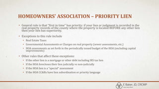 HOA Liens – Washington | PPTX